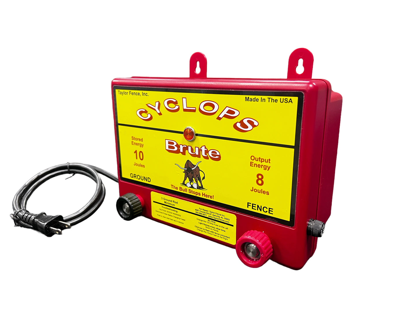 Secure Your Pasture: Powerful Cyclops Stallion AC Fence Charger – Cameo ...